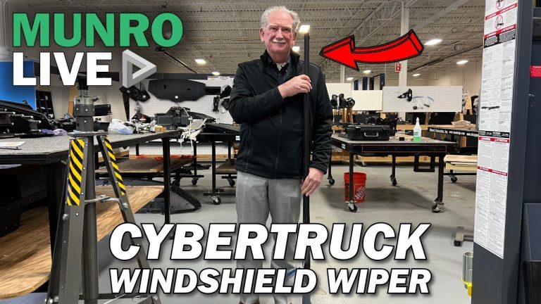 Inside the Cybertruck’s Giant Windshield Wiper Mechanism Design - Munro