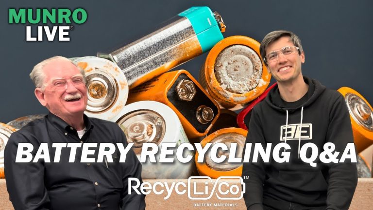Closed-Loop Battery Recycling Innovation - Munro